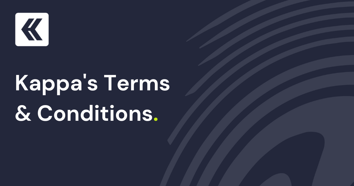 Kappa | Terms and Conditions